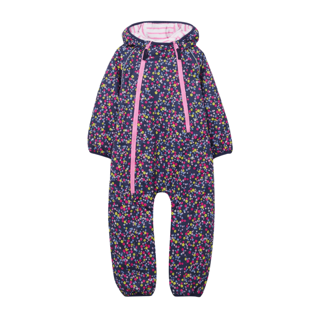 Girls Waterproof Puddlesuit | Navy Waterproof Suit | My First Steps