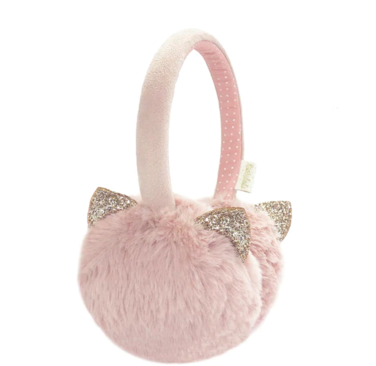 Rockahula fluffy ear muffs - pink cat ears – My First Steps